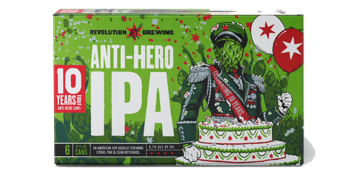 Anti-Hero Hits a Decade. Let's Party! | Revolution Brewing
