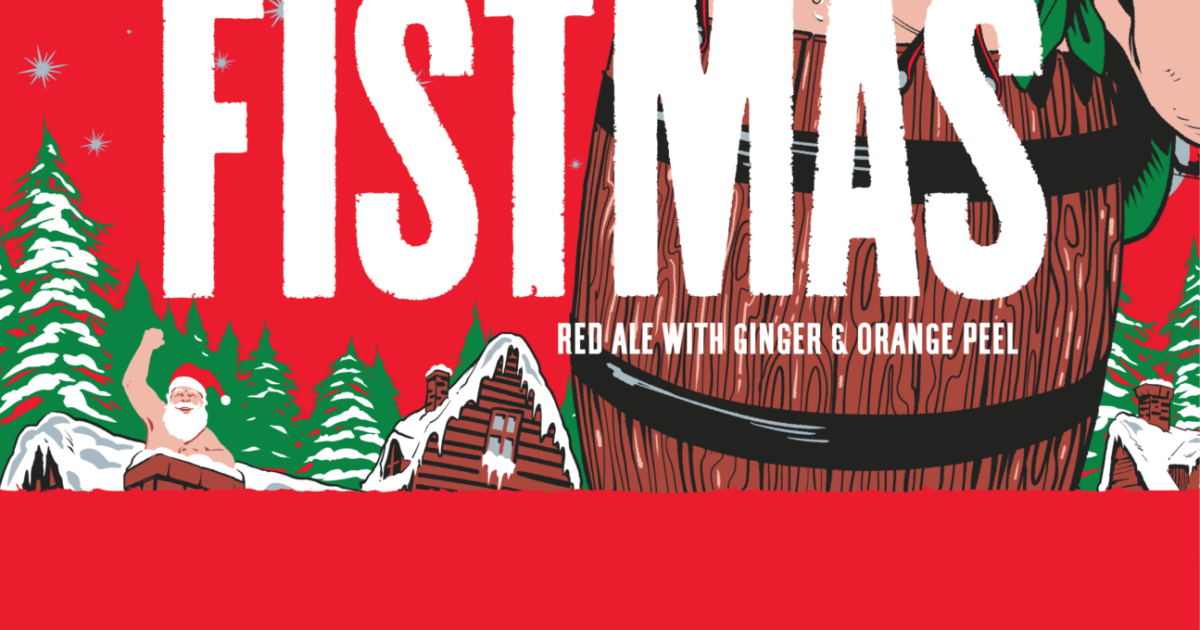 Fistmas 11" x 17" (W/ Price) | Revolution Brewing