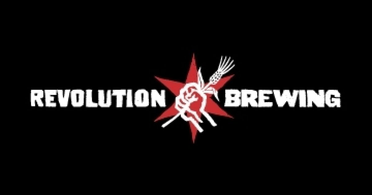 Rev Brew Horizontal Logo (White text) | Revolution Brewing